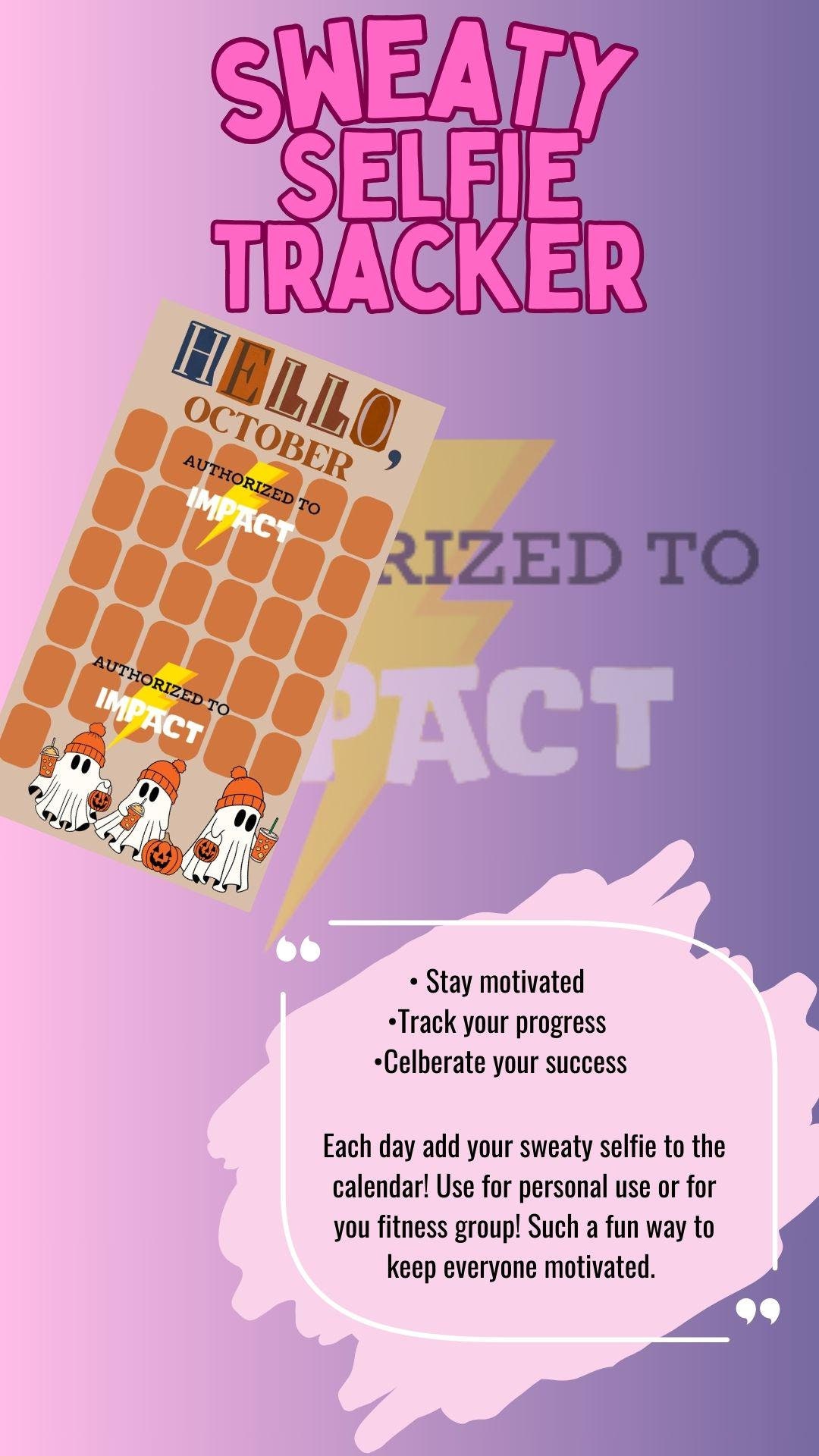 October Sweaty Selfie Workout Tracker • Bodi, Beachbody, Fitness ...