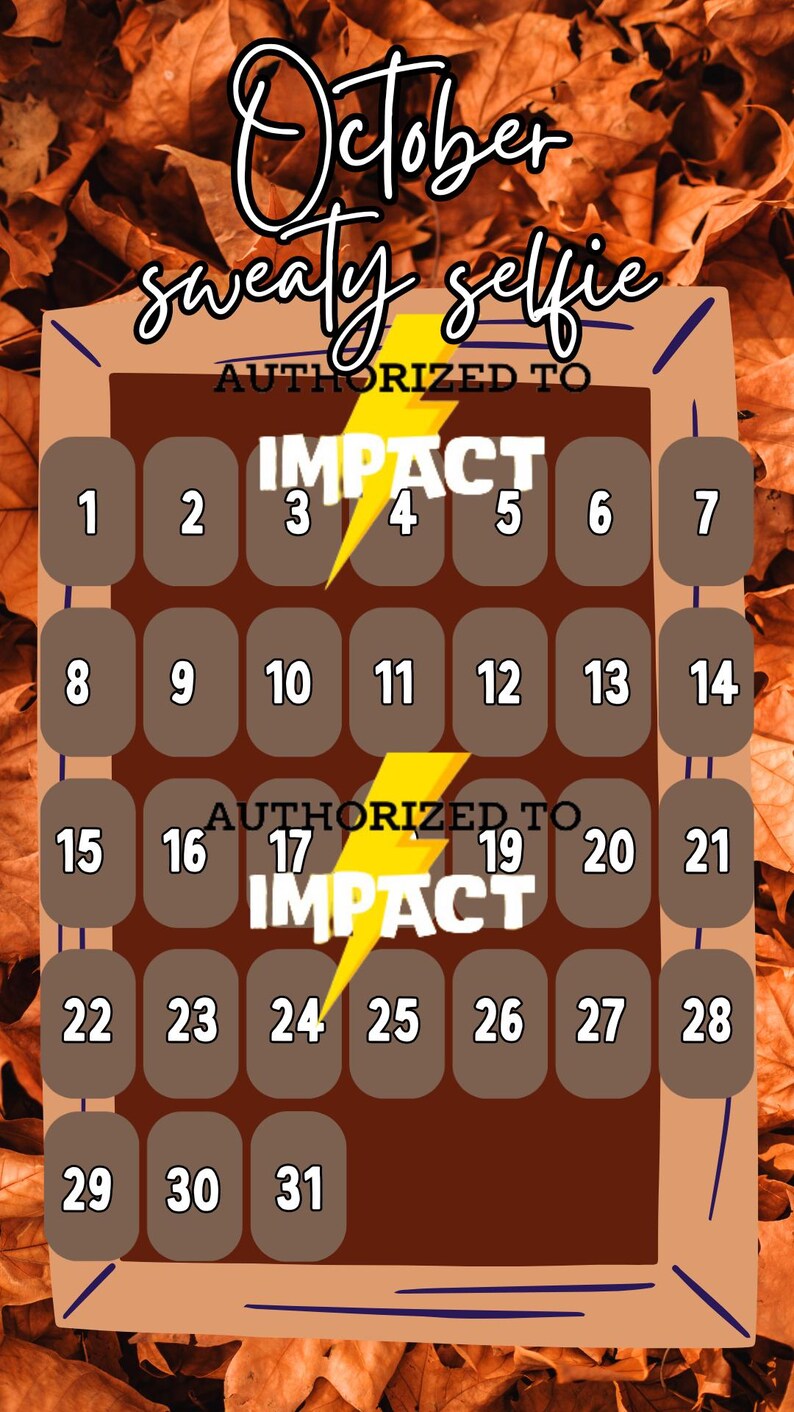 October Sweaty Selfie Workout Tracker Bodi, Beachbody, Fitness ...