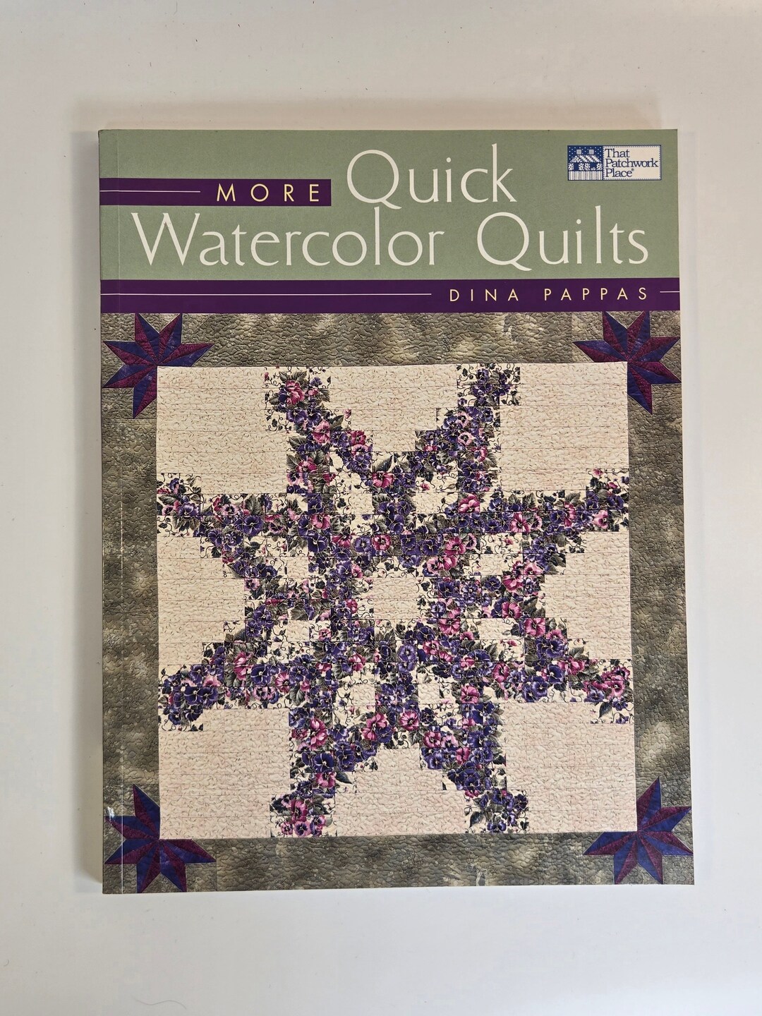 More Quick Watercolor Quilts, by Dina Pappas, Quilting Book, Watercolor ...