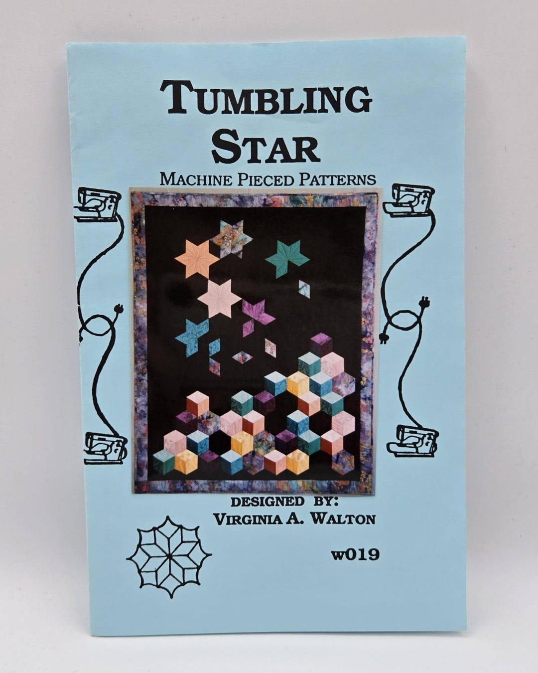 Tumbling Star Quilt Pattern by Virginia A. Walton W019 - Etsy