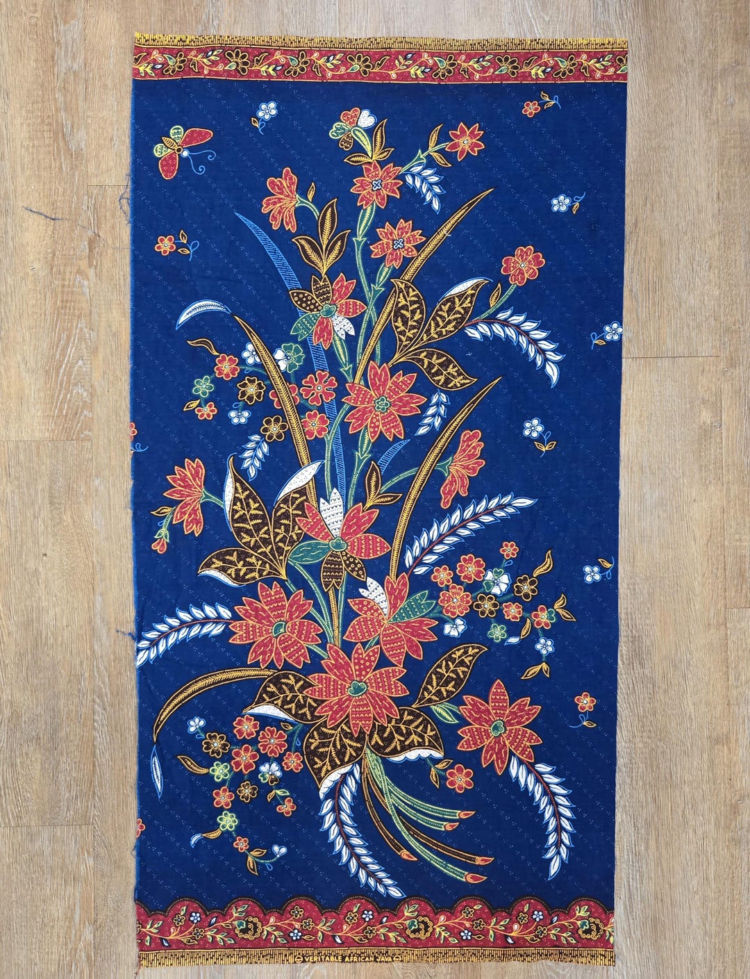 Veritable African Java Panel, 22"x44", Wax Print Batik - Etsy