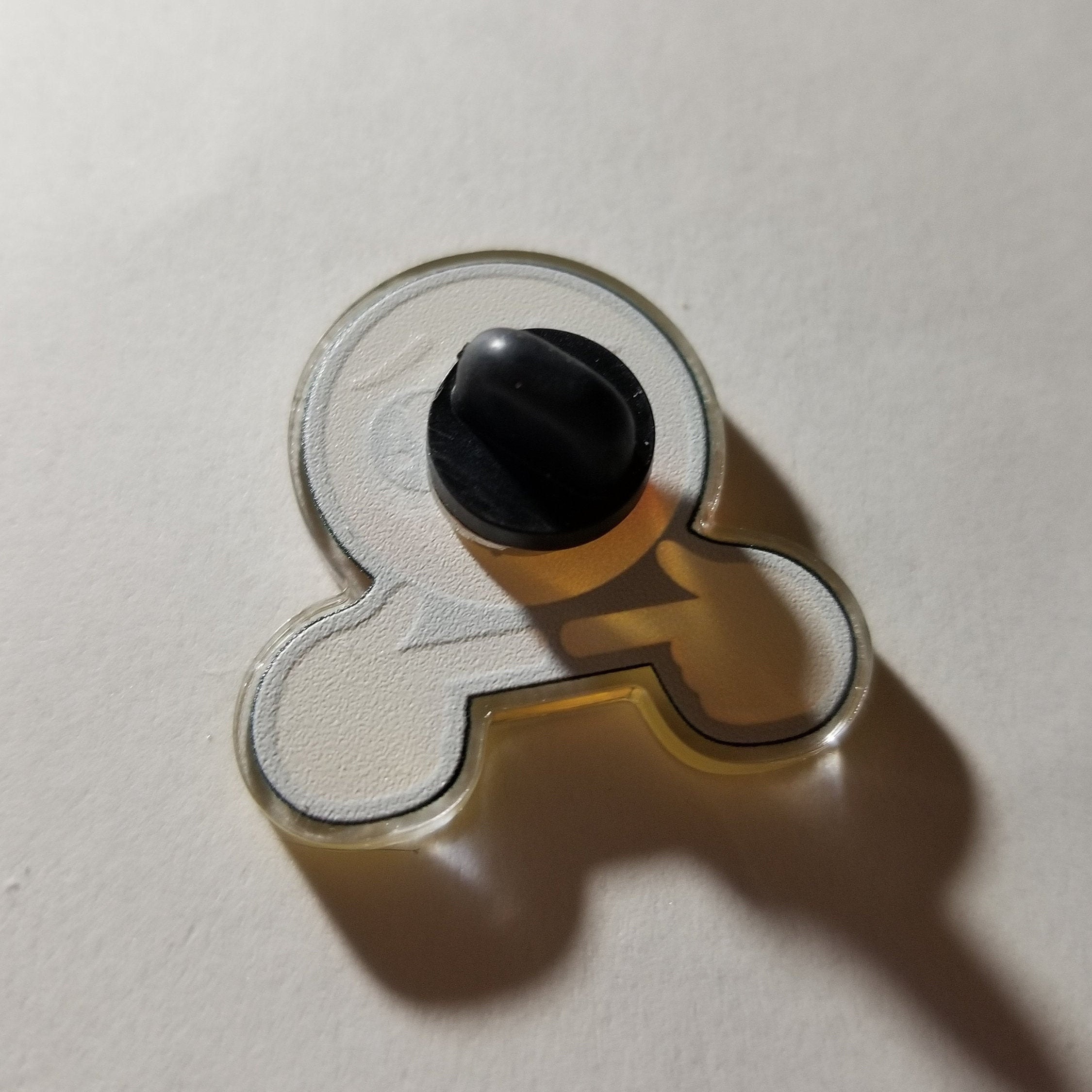 Shy Emoji Meme Acrylic Pin - Etsy