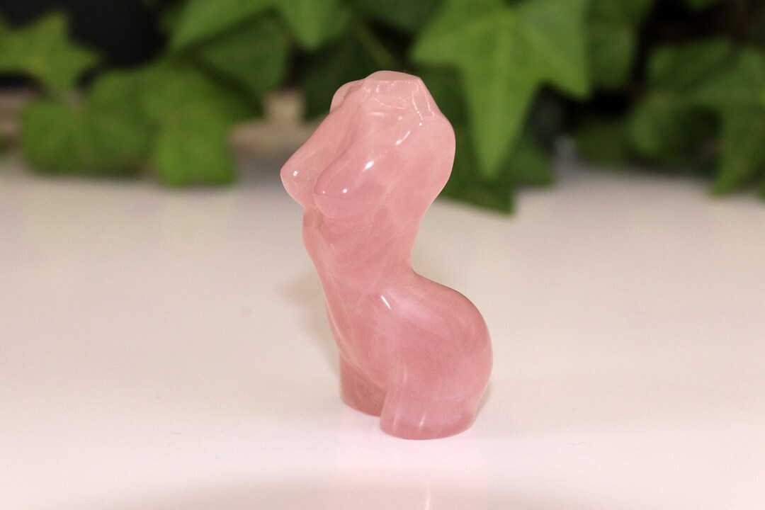 2.6'' Rose Quartz Female Body/model Rose Quartz Carving Girl Hand ...