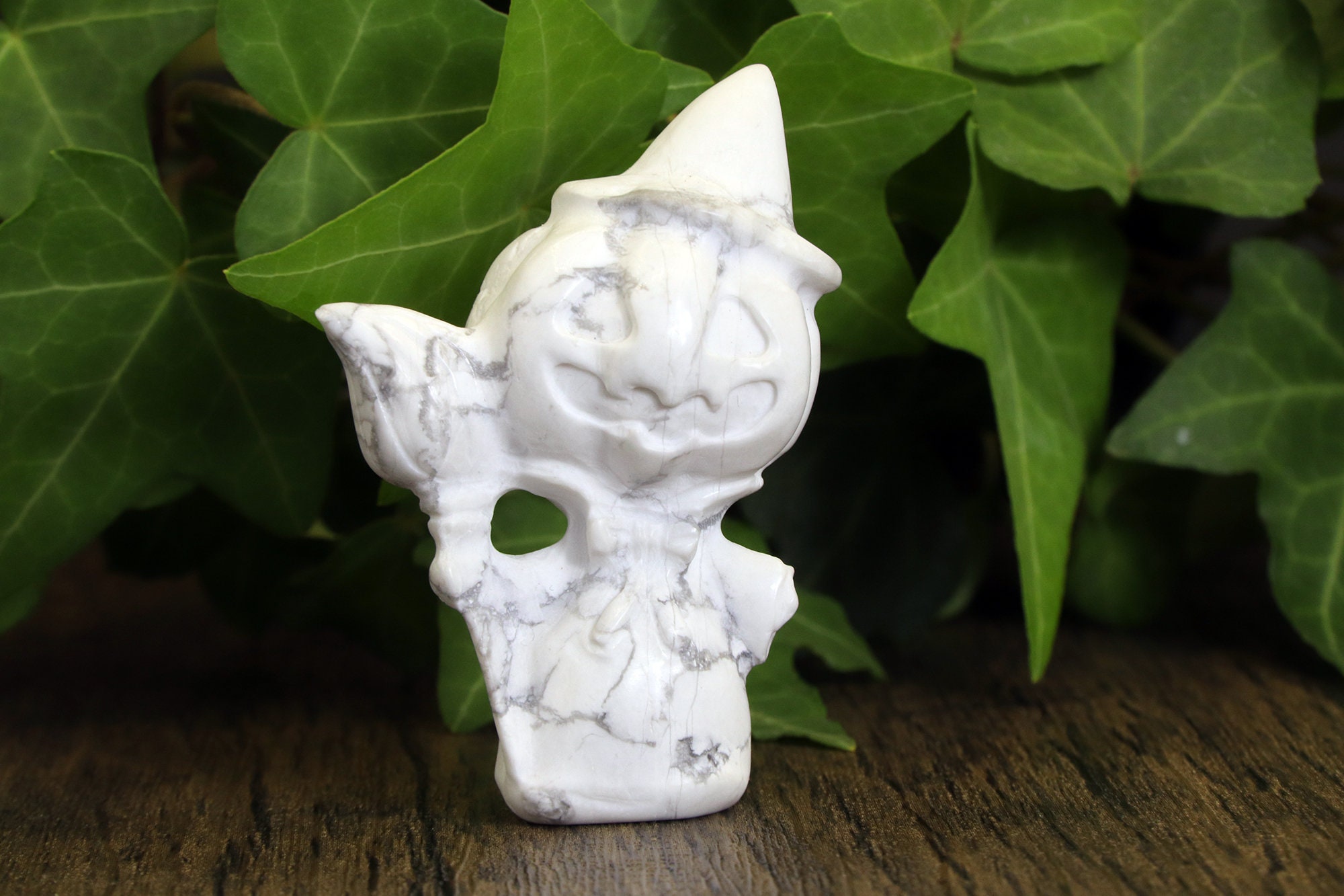 2'' Synthetic Turquoise Pumpkin Head Wizard, Halloween Gifts ...
