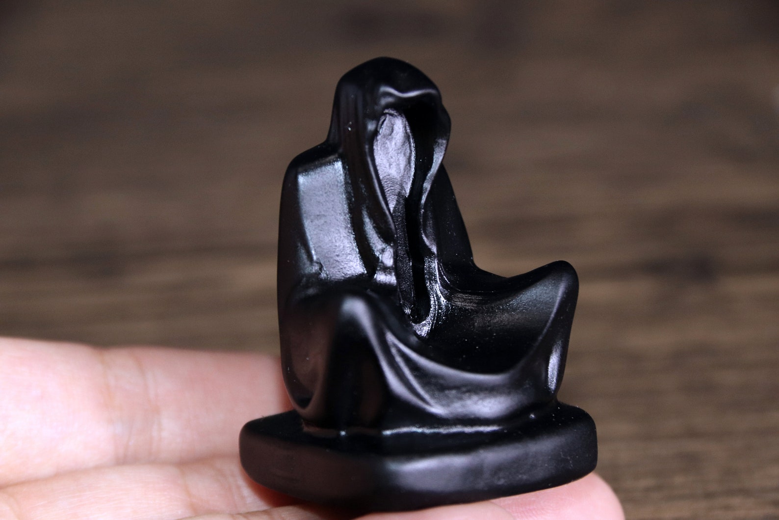 2'' Natural Obsidian Ghost Carving Obsidian Ghost - Etsy