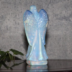 4.3'' Synthetic Opal Carved Angel, Angel Statue, Angel Gift, Angel ...