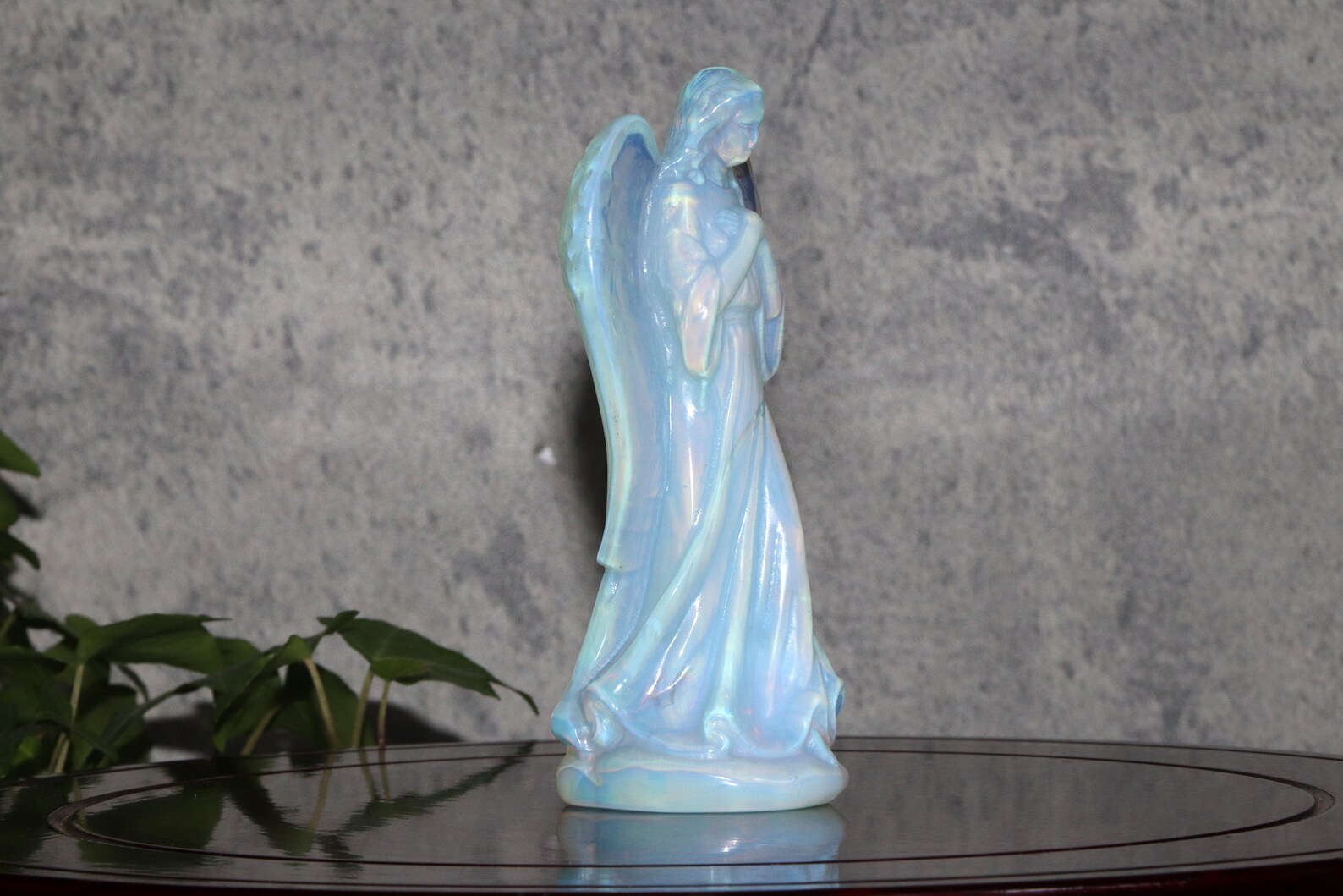 4.3'' Synthetic Opal Carved Angel, Angel Statue, Angel Gift, Angel ...