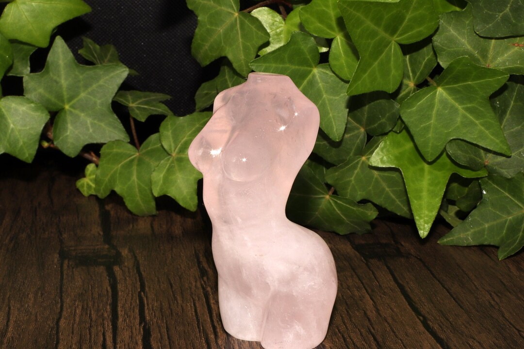 3'' Rose Quartz Female Body/model Hand Carving Female Statue Rose ...