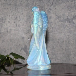 4.3'' Synthetic Opal Carved Angel, Angel Statue, Angel Gift, Angel ...