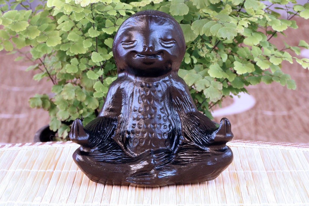 3.4'' Obsidian Carved Sloth-hand Carving Cartoon Animal Pokemon ...