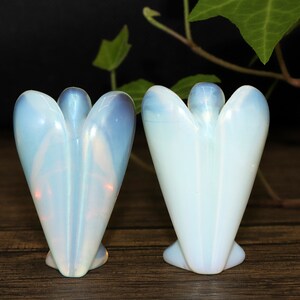 Opal Carving Angel - Angel Sculpture - Hand Carving Goddess - Crystal ...