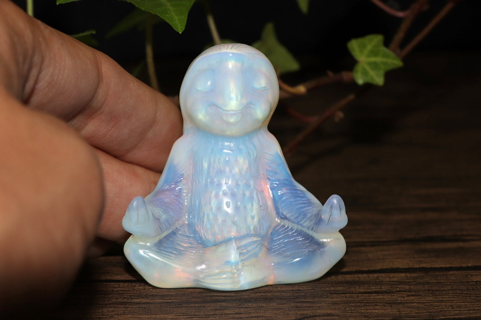 2'' Opal Carved Sloth-hand Carving Cartoon Animal - Etsy