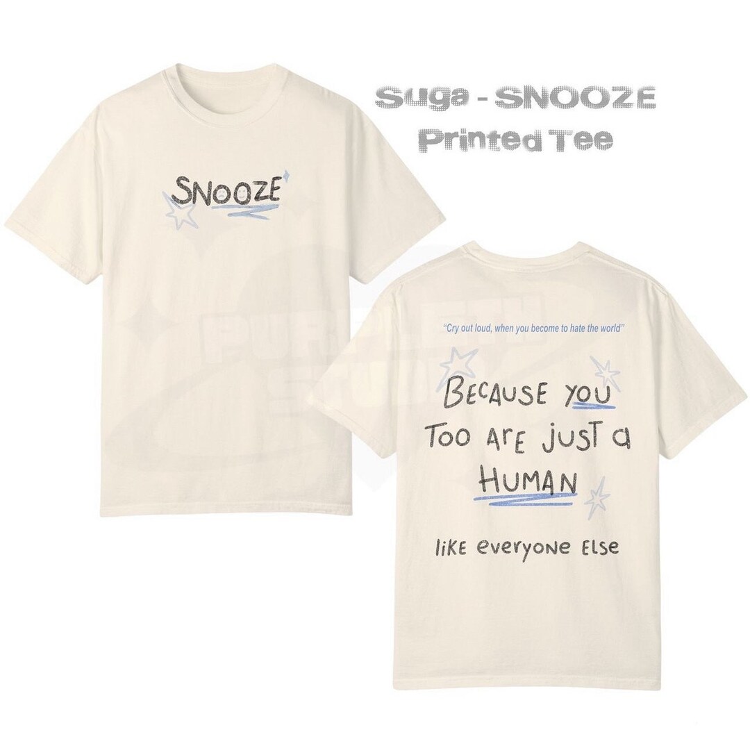 Yoongi Sooze Graphic Unisex Garment-dyed T-shirt - Etsy
