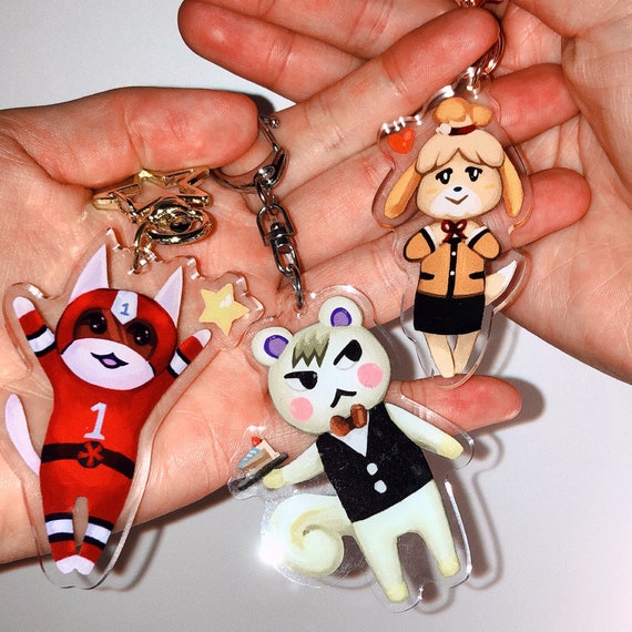 Animal Crossing Keychains - Etsy