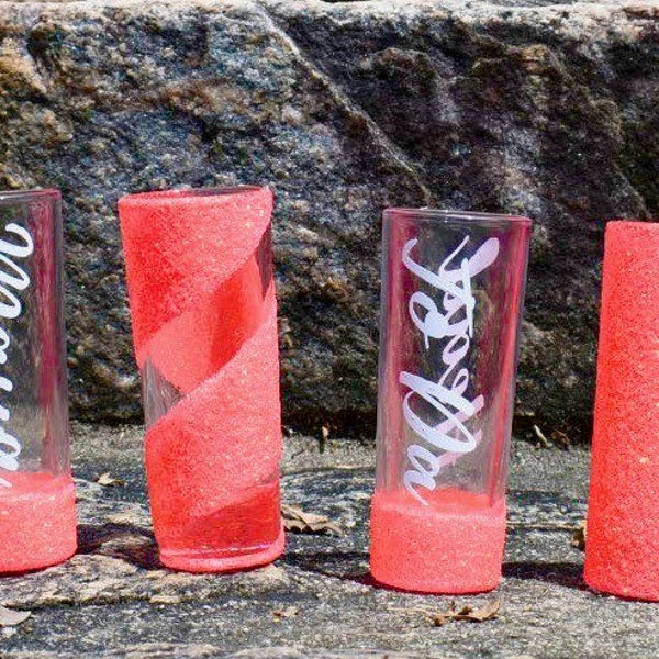 Glitter Glasses - Etsy