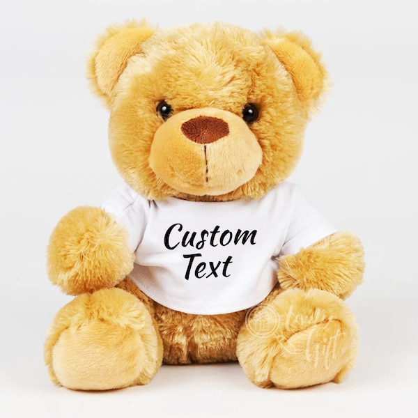 Personalised Teddy Bear Girl - Etsy
