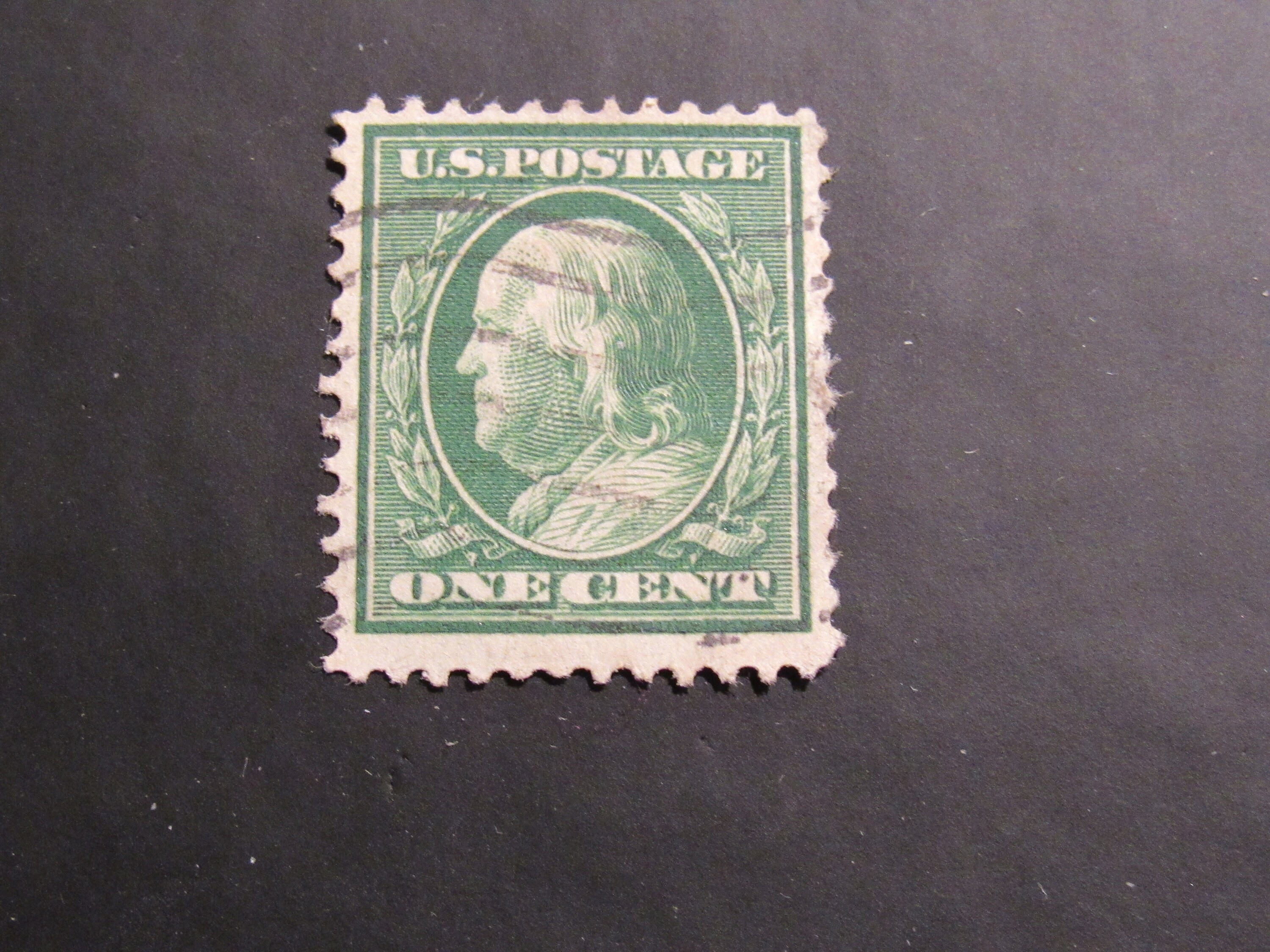 1908 U.S. Ben Franklin One Cent Stamp - Etsy