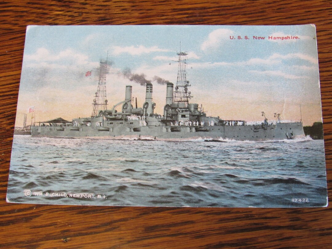 1909 Naval Vessel Postcards - Etsy