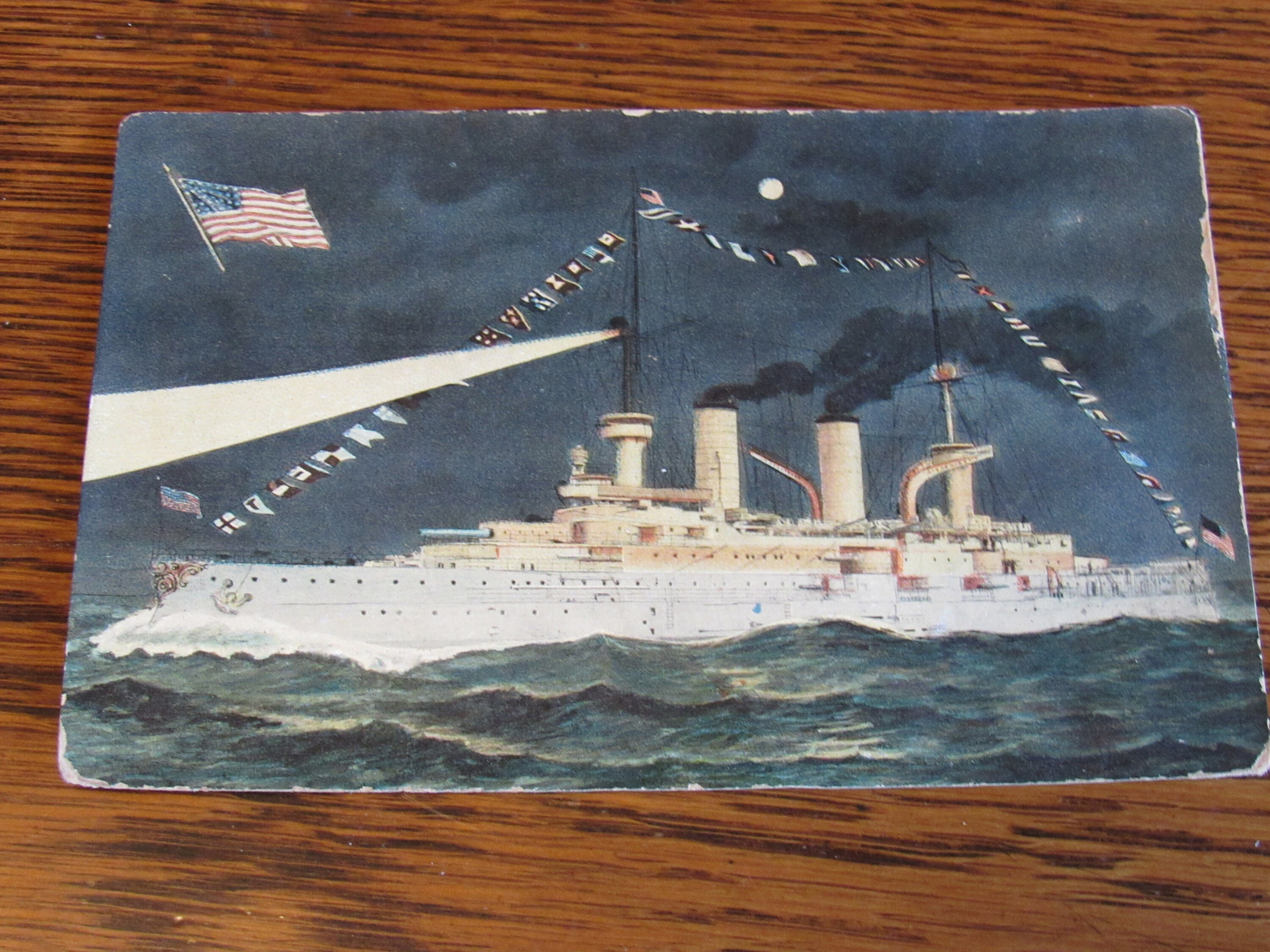 1909 Naval Vessel Postcards (6 Total) - Etsy