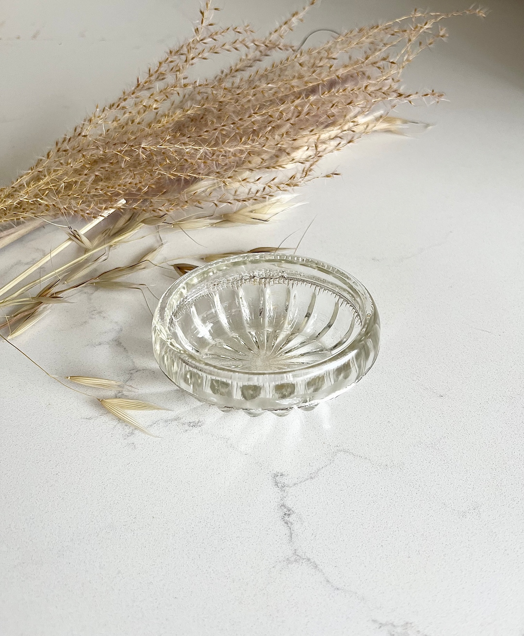 Vintage Patterned, Small Oval Glass Trinket /jewellery Dish - Etsy