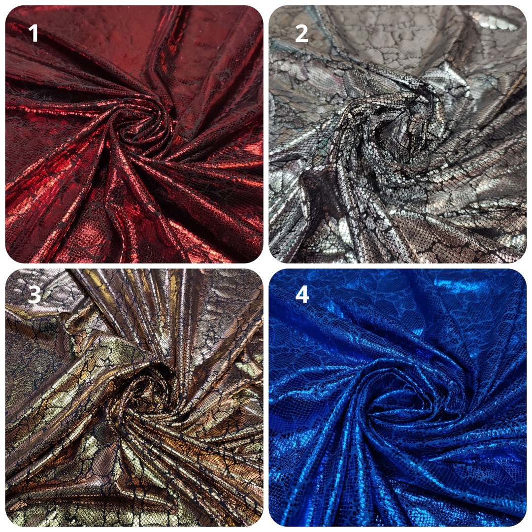 Shiny Snake Skin Fabric - Etsy
