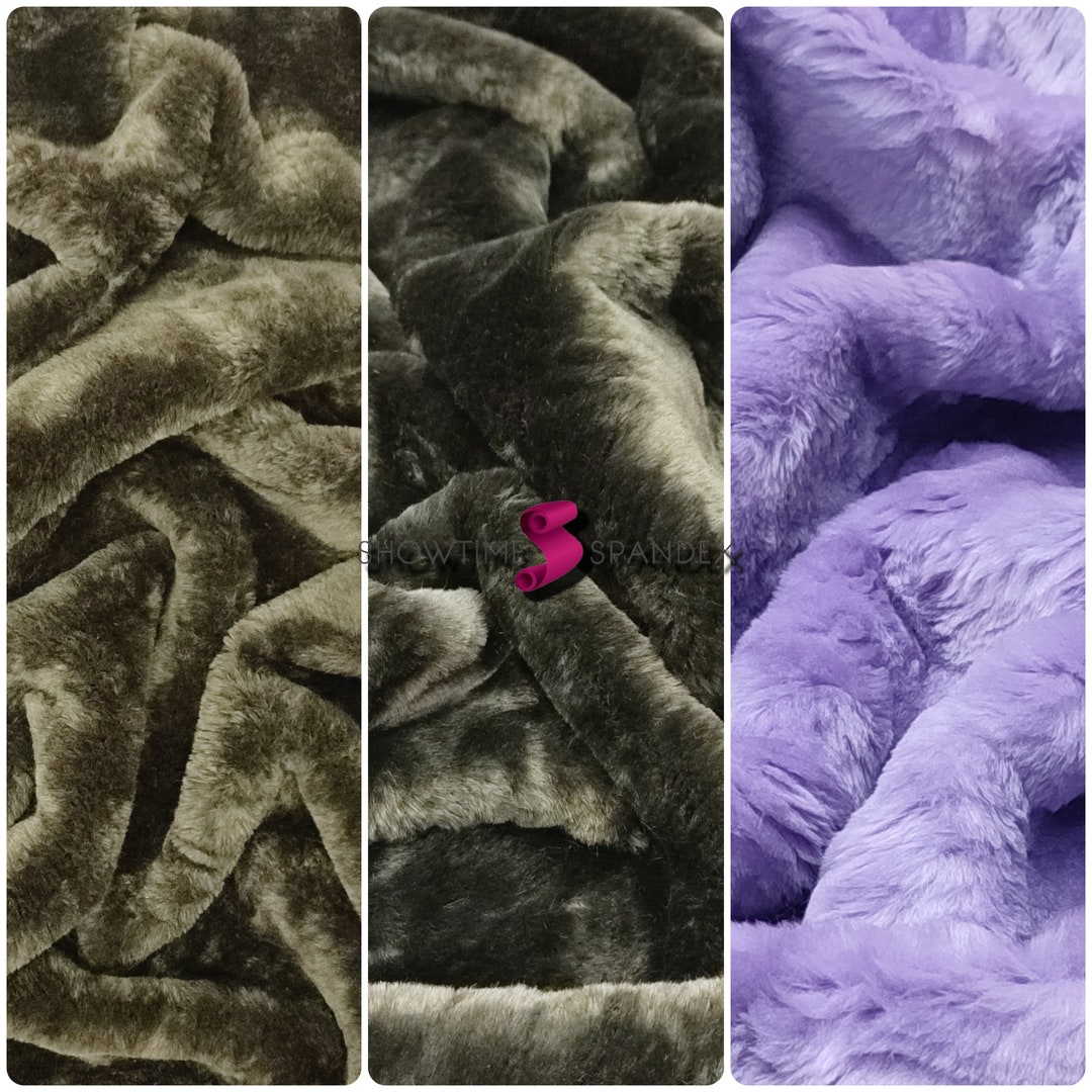Thick Bonded Fur - Suede Back - Faux Fur Fabric - Etsy