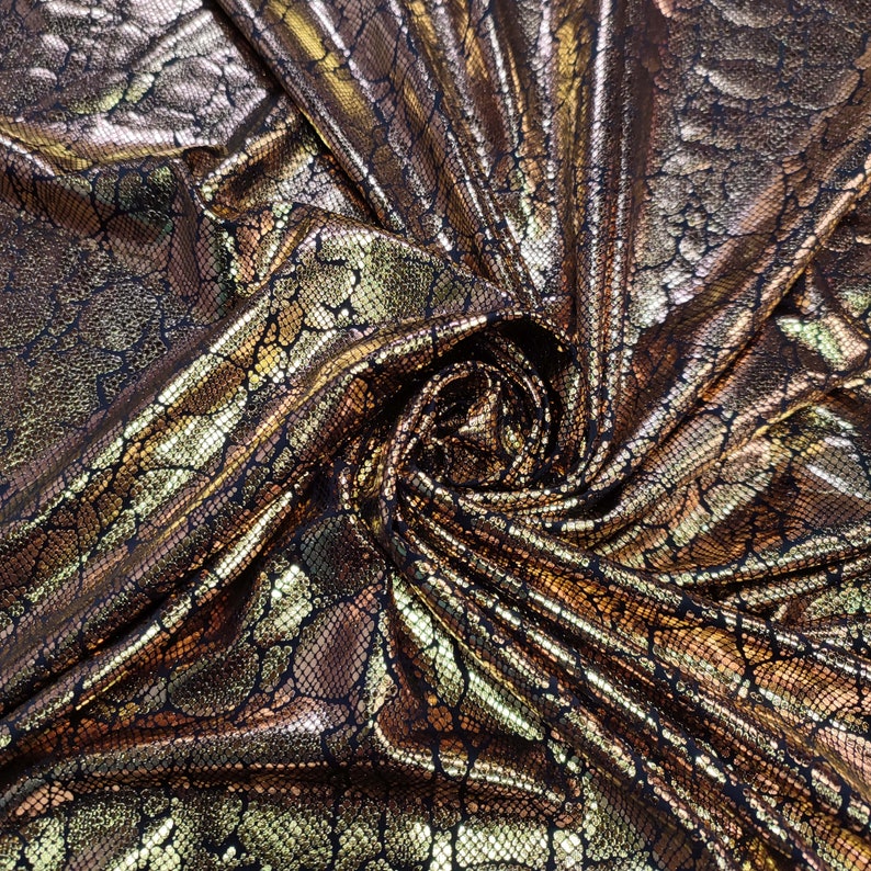 Shiny Snake Skin Fabric - Etsy