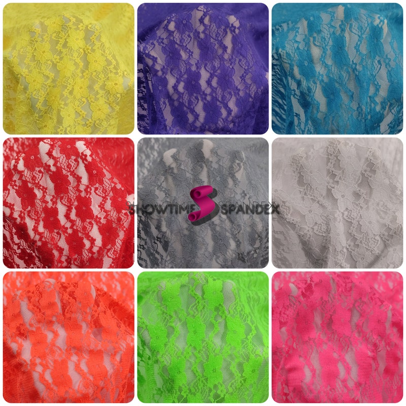 Stretch Lace Fabric - Etsy