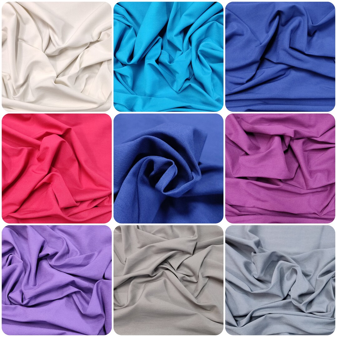 Bengaline - Two Way Stretch Cotton Rayon Spandex Fabric - Etsy