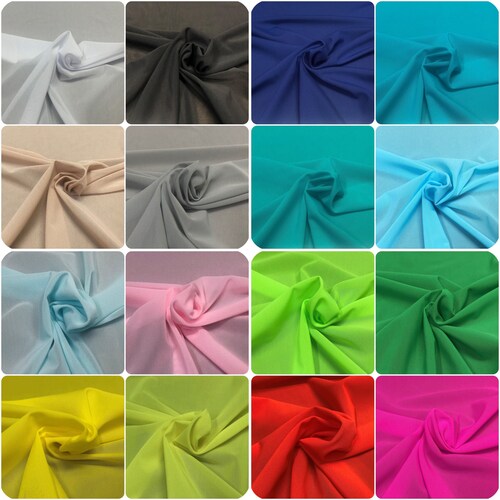 76 COLORS 4 Way Stretch Sheer Power Mesh Net Fishnet Fabric - Etsy