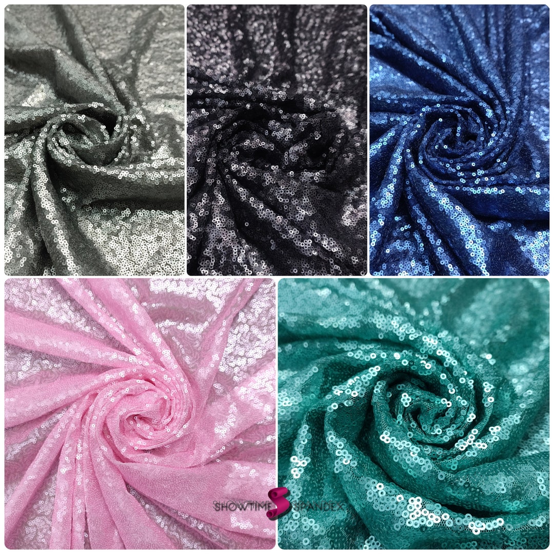 3mm Pailletten Stoff Semi Matte Pailletten Backdrop Pailletten auf Mesh ...