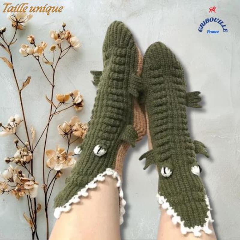 Crocodile Socks - Etsy