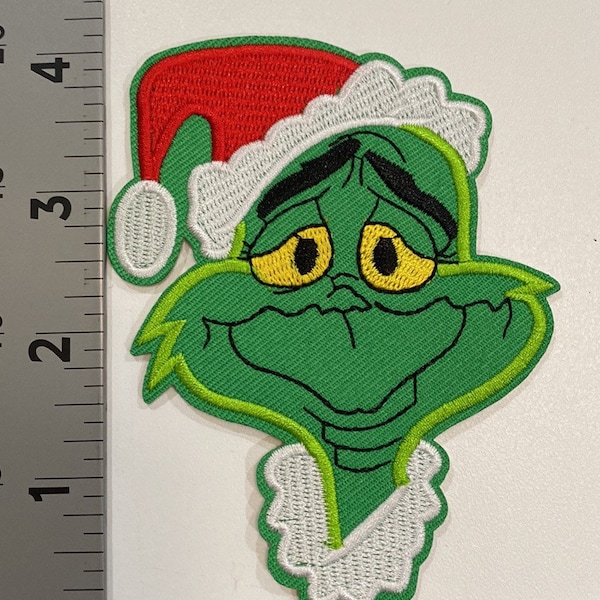 Grinch Applique - Etsy
