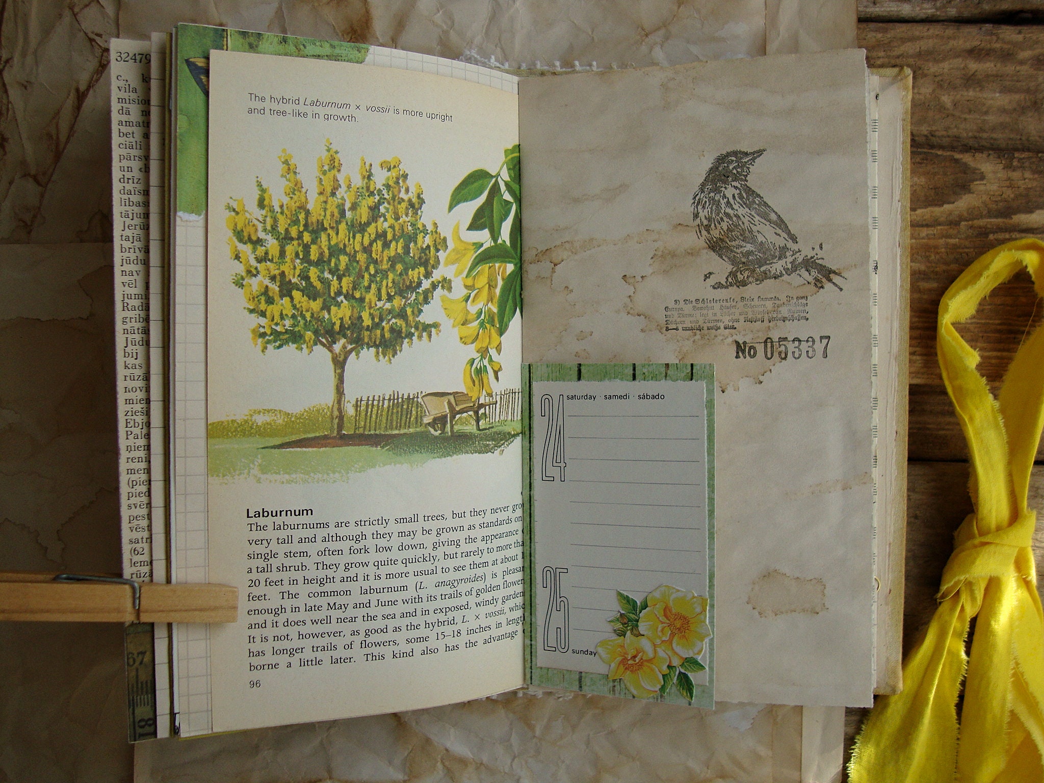 Spring Themed Junk Journal Hard Cover Handmade Junk Book - Etsy