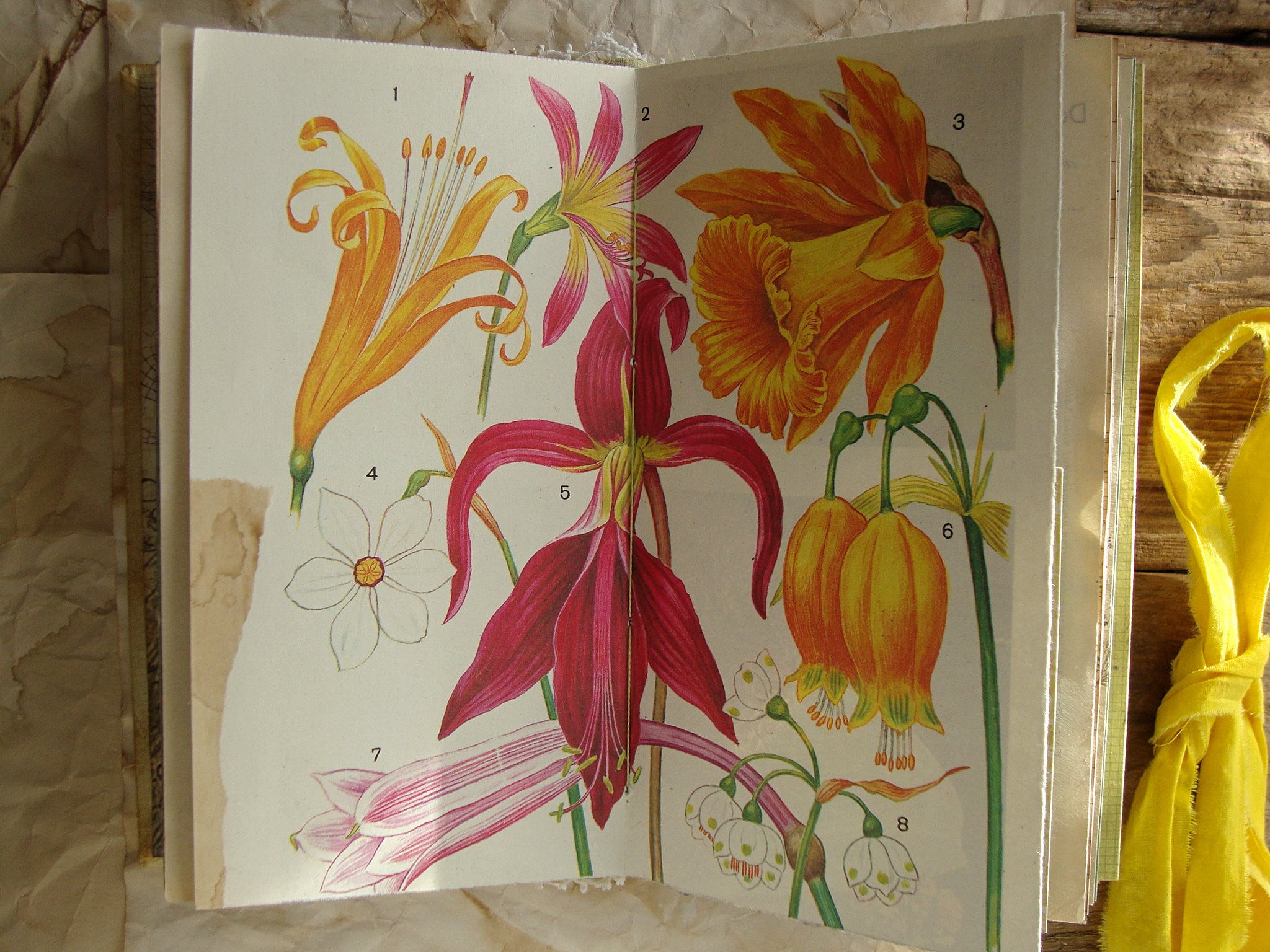 Spring Themed Junk Journal Hard Cover Handmade Junk Book - Etsy