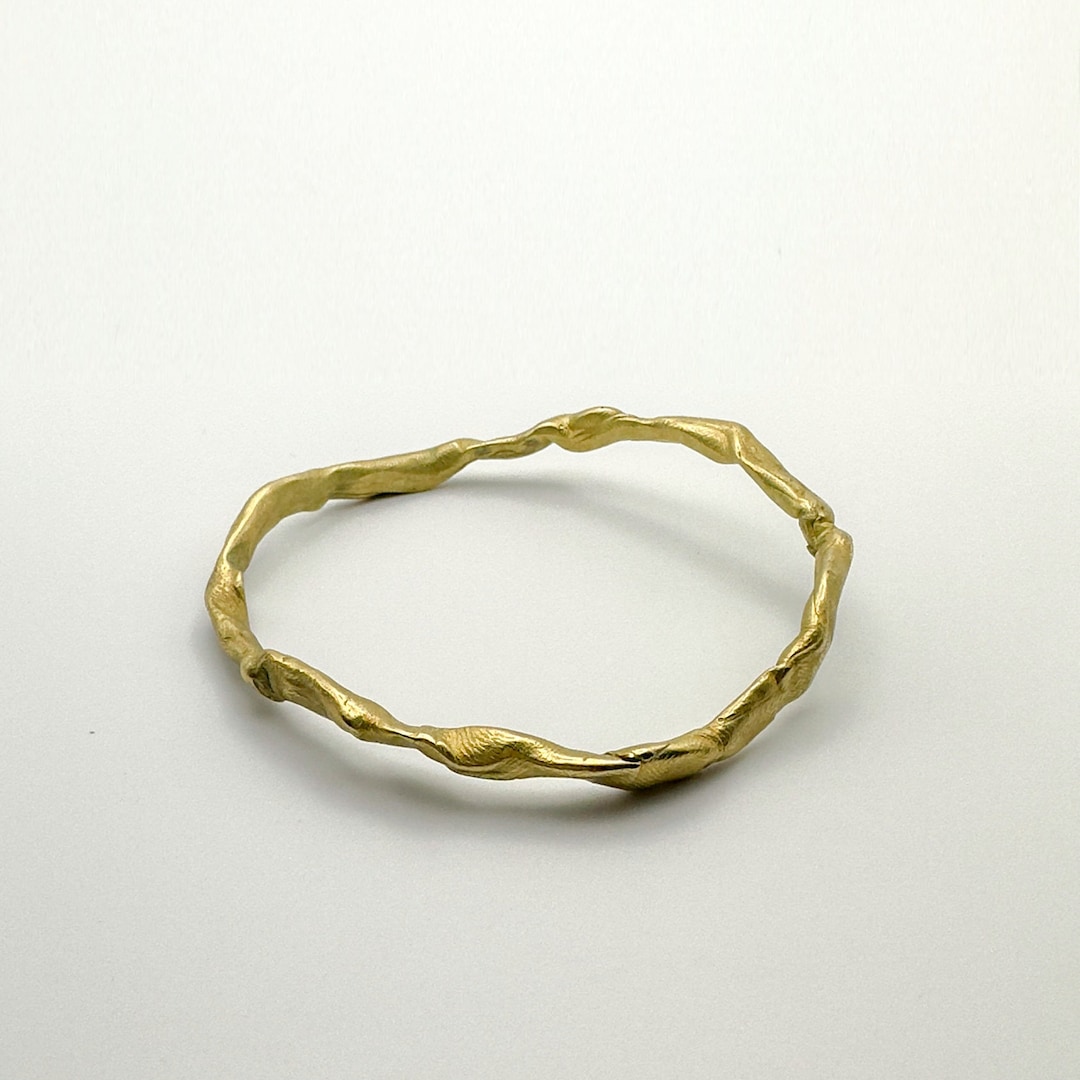Tribal Gold Bangle, Solid Gold Bronze Bracelet, Bronze Bangle Bracelet ...