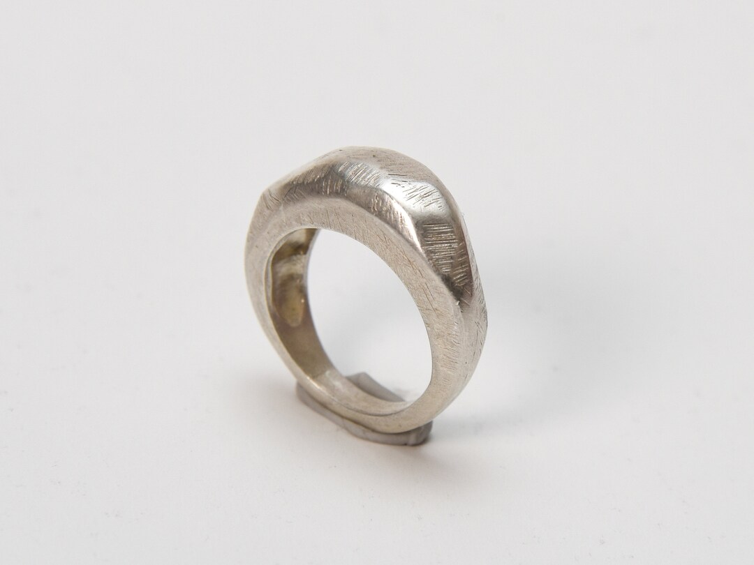 Handmade Sterling Silver Geometric Ring, Contemporary Art Jewelry - Etsy