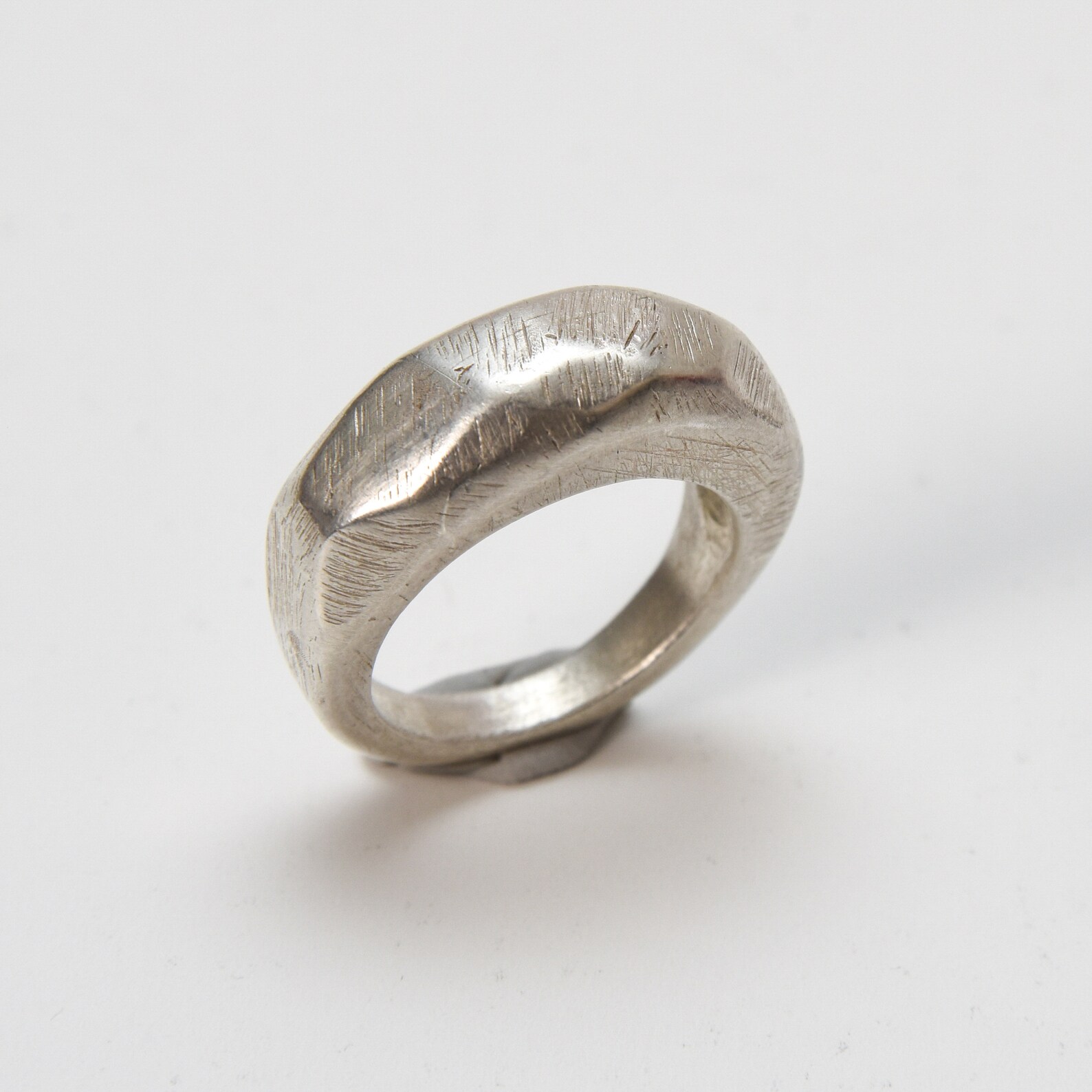 Handmade Sterling Silver Geometric Ring, Contemporary Art Jewelry - Etsy
