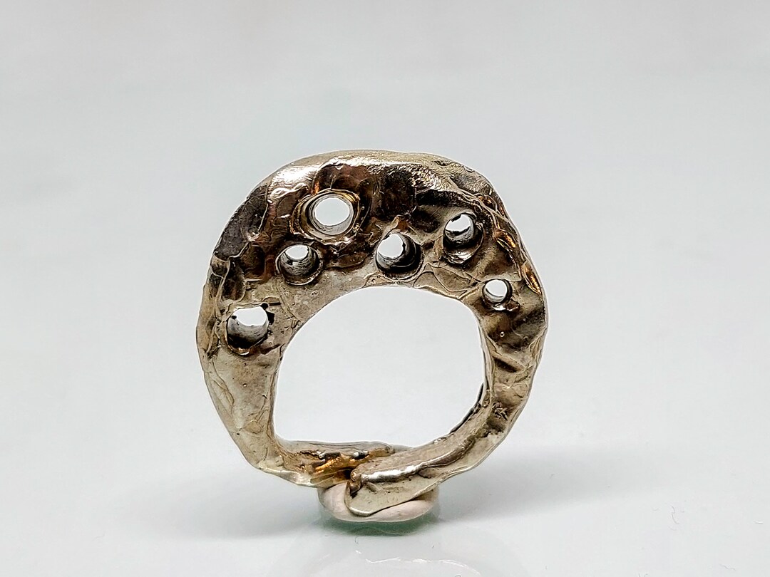 Simple Silver Ring, Modernist Ring, Classic Ring, Designer Ring, Solid ...