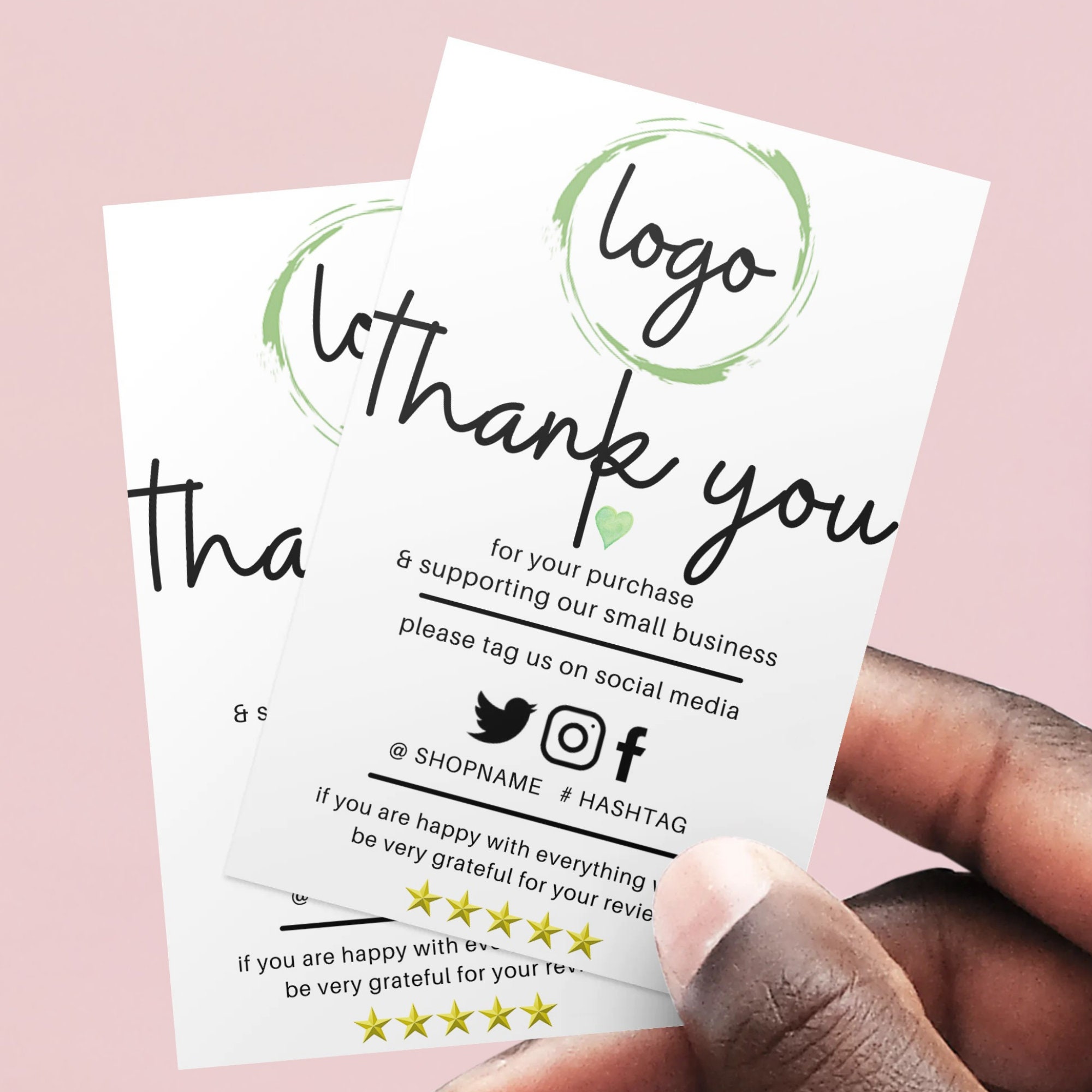 Paper Templates Stationery Insert Card Template Canva Editable ...