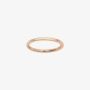 Minimalist Solid Gold Wedding Ring - Etsy