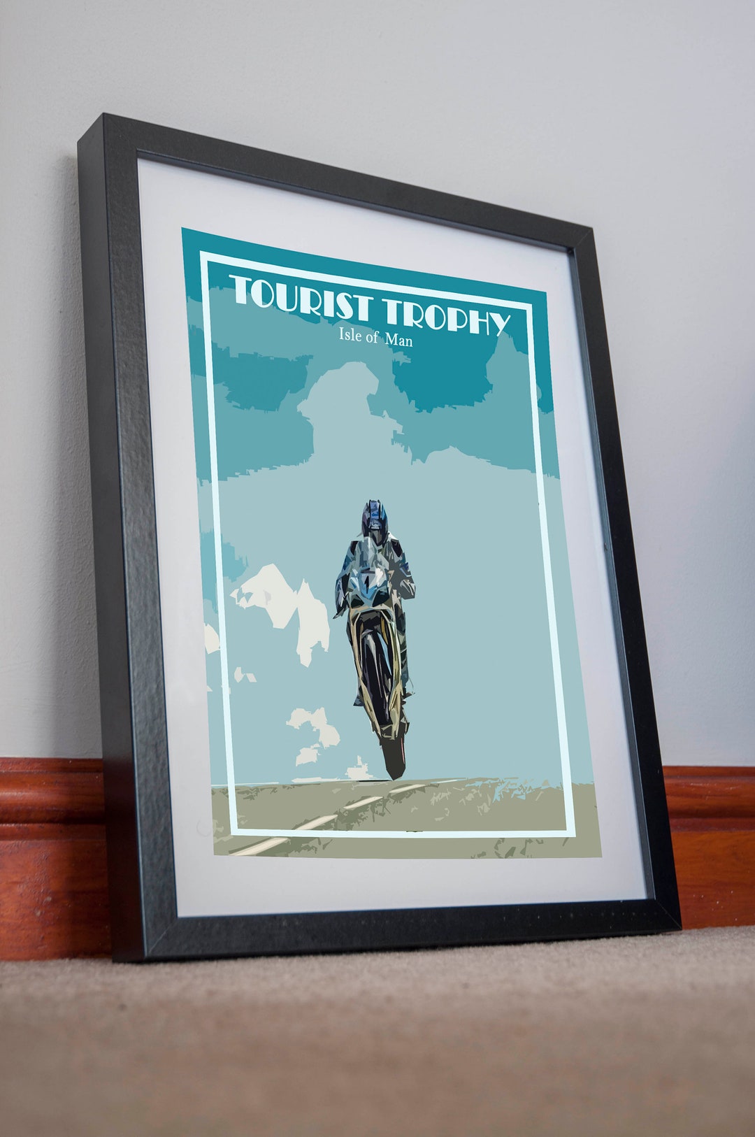 TT Races Print Poster Isle of Man TT Mountain Course Tourist - Etsy