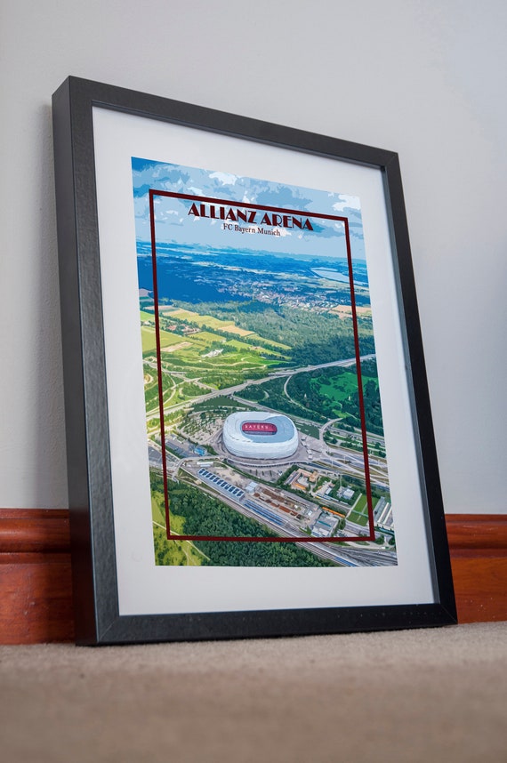 Bayern Munich Allianz Arena Stadium Poster Print Digital Prints Art ...
