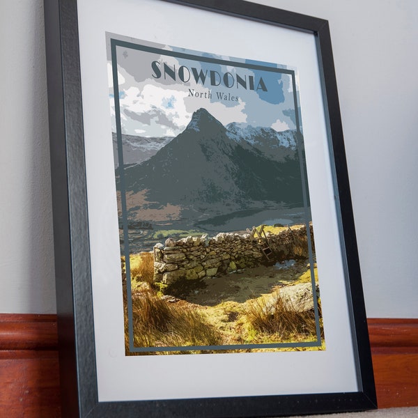Snowdonia Poster - Etsy UK