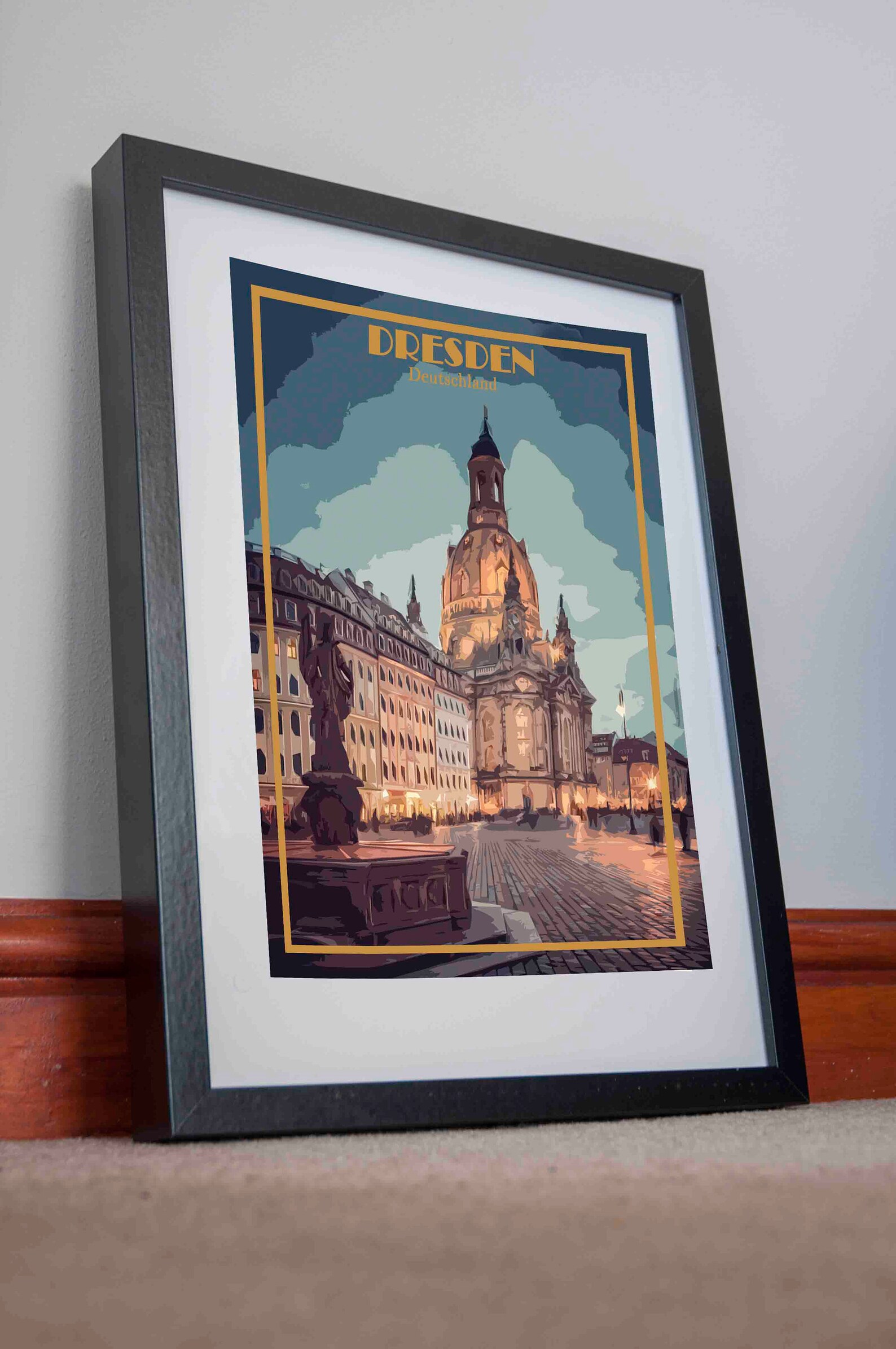Dresden Print Canvas Poster Germany Picture Holiday Gift Sport Decor ...