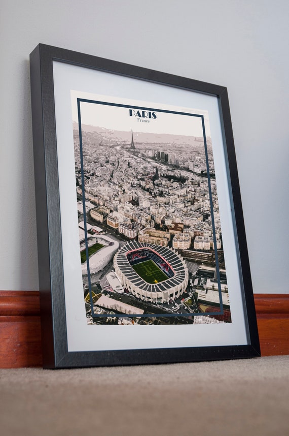 Paris Saint-germain FC Print Poster Canvas PSG Le Parc Des - Etsy UK
