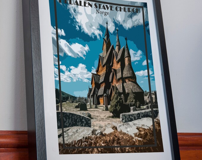 A3 Stave Church - Etsy