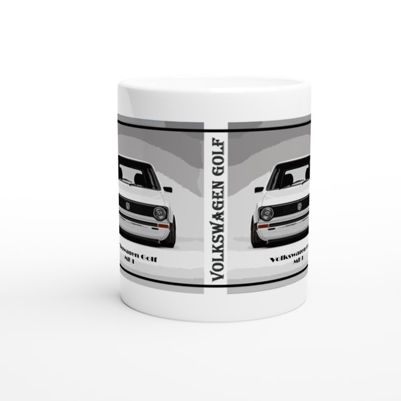 Volkswagen Golf Print Poster Canvas Mk1 Classic Car Art Minimalist ...