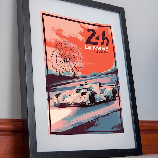 Le Mans Poster - Etsy
