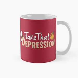 Take That Depression Hazbin Hotel Mug, Lucifer Morningstar Mug, Alastor ...